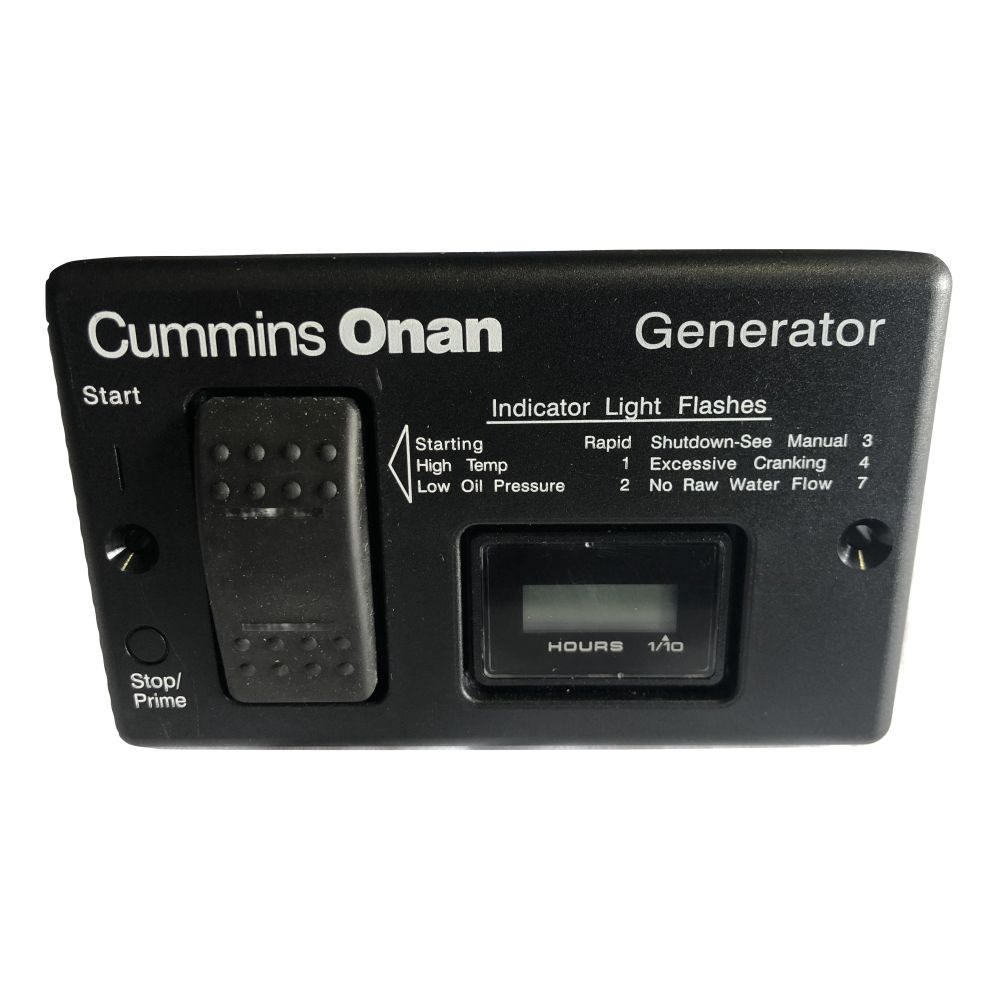 Cummins Onan Deluxe Remote Panel 12V | Generator Control Panel