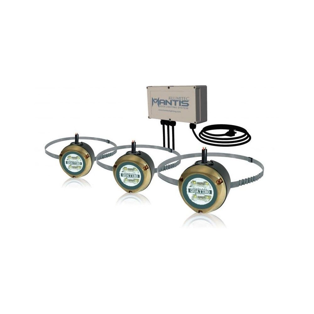 LUMITEC Mantis Dock Lighting Kit, 3 RGBW Lights | 101525