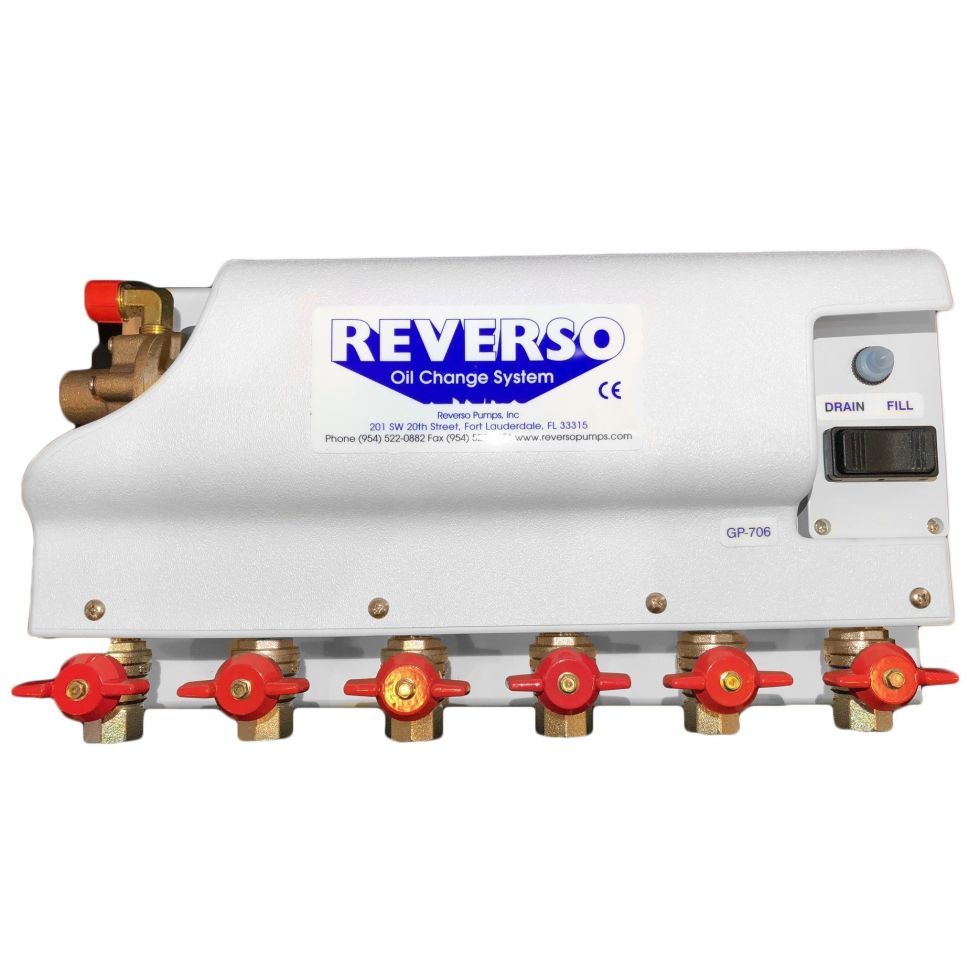 REVERSO GP-706 Oil Change System | 12V, 6 Valves | 44-2414