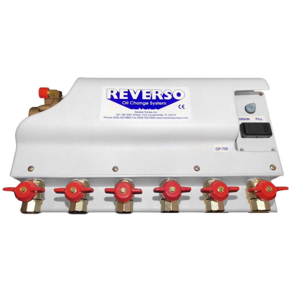 REVERSO GP-706 Oil Change System | 12V, 6 Valves | 44-2414