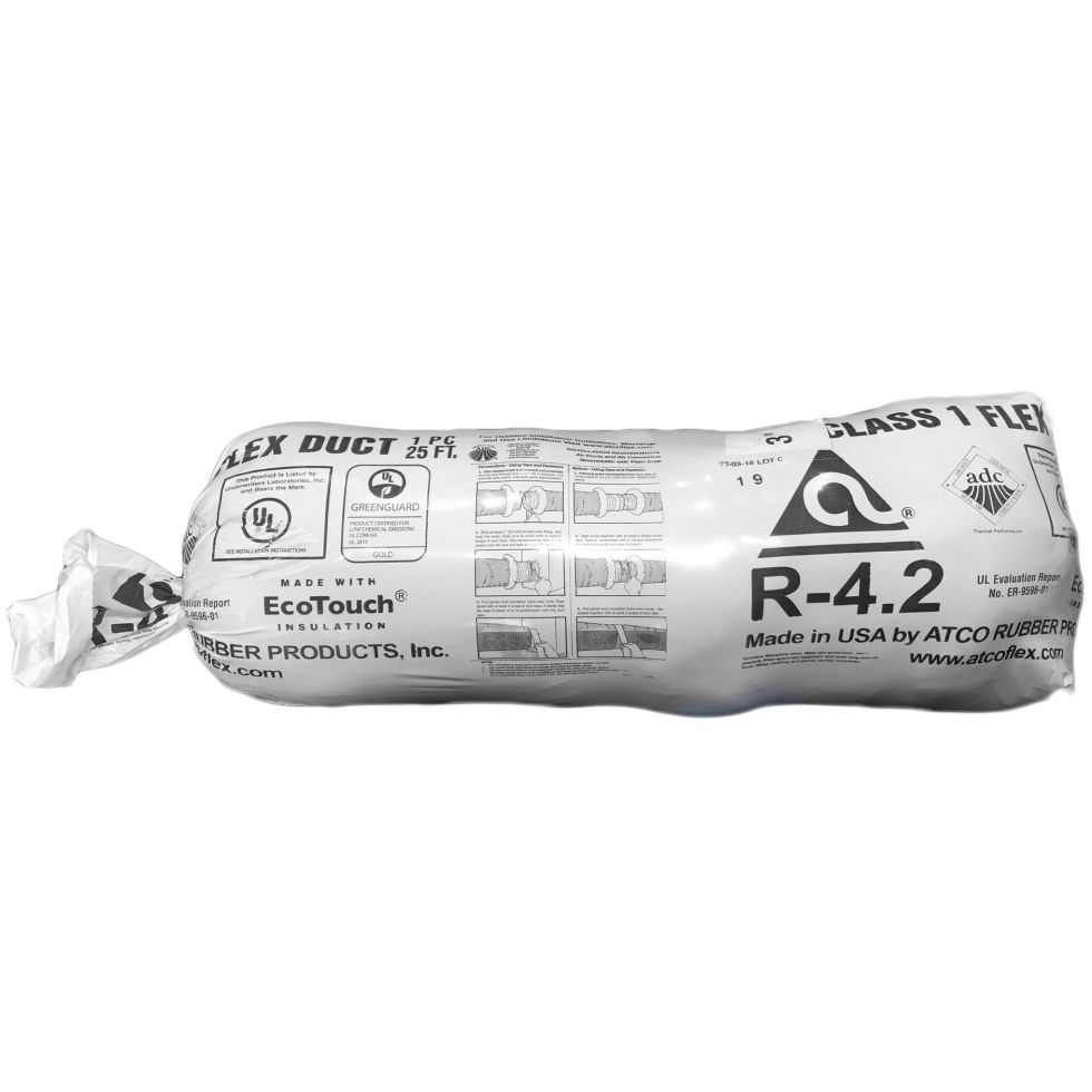 Marine Air Conditioning Flexible Insulated Air duct - 25 FT Box