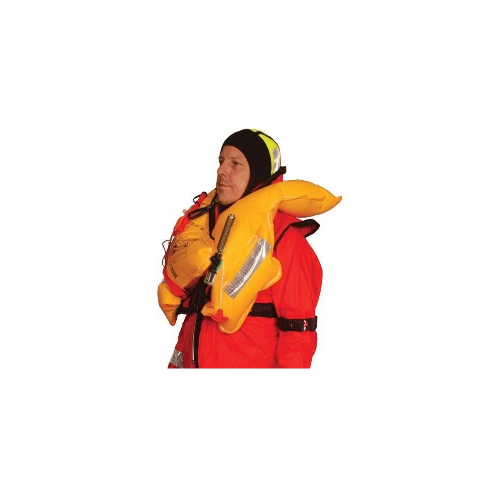 REVERE Challenger Flexi-Wing 150 SOLAS Life Jacket, Automatic, Orange