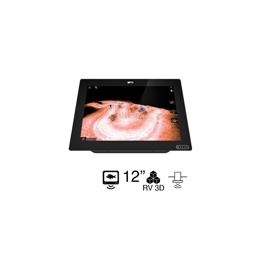 Raymarine Axiom+ 12 RV 12" MFD RV100 Transom Transducer No Chart