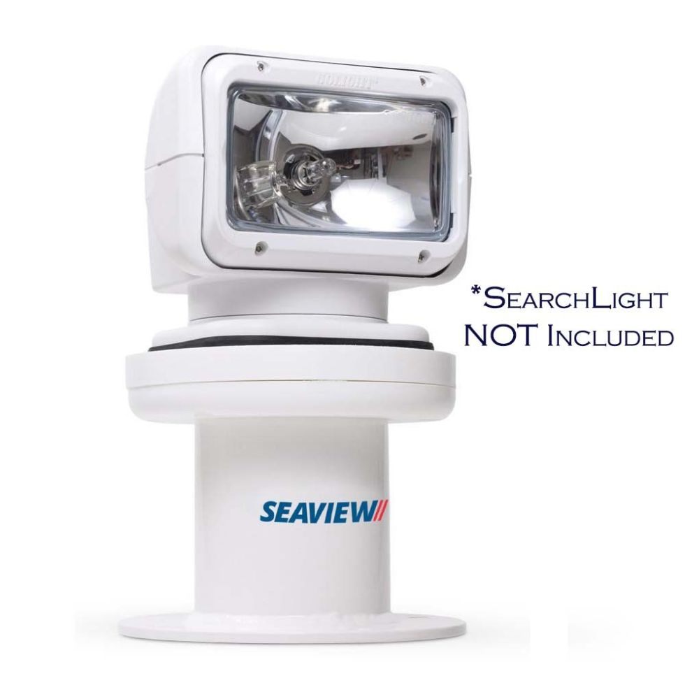 Seaview 6.38" Vertical Searchlight & Thermal Camera Mount w/8" Round ...
