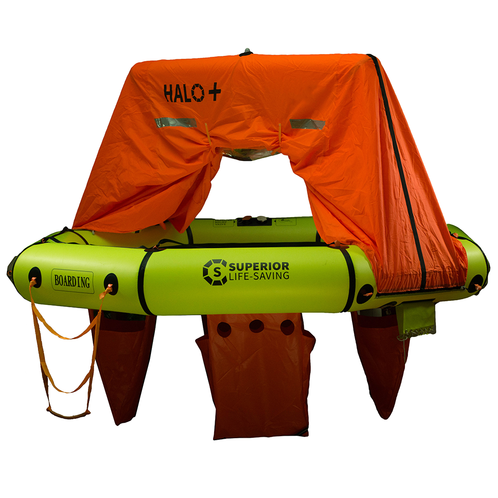 Balsa salvavidas sellada al vacío Halo - 2 personas - Compacto