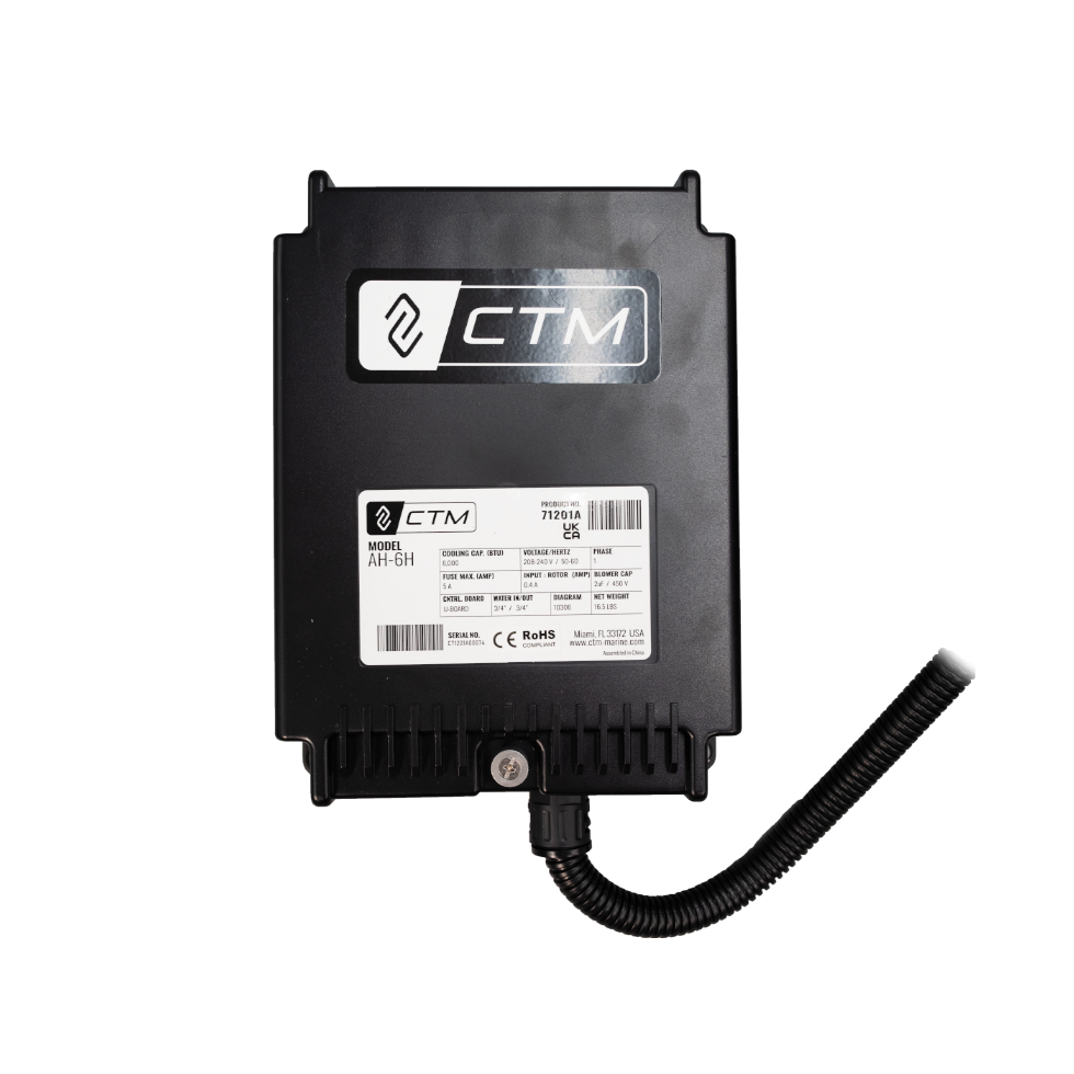 CTM AH-6H Air Handler 6,000 BTU - Flow Control Valve - 230V - 50/60HZ