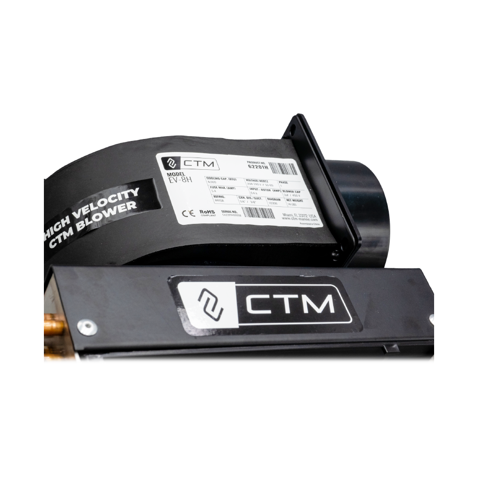 CTM EV-8H 8,000 BTU Evaporator - Marine Split A/C Unit - 230V - 50/60HZ