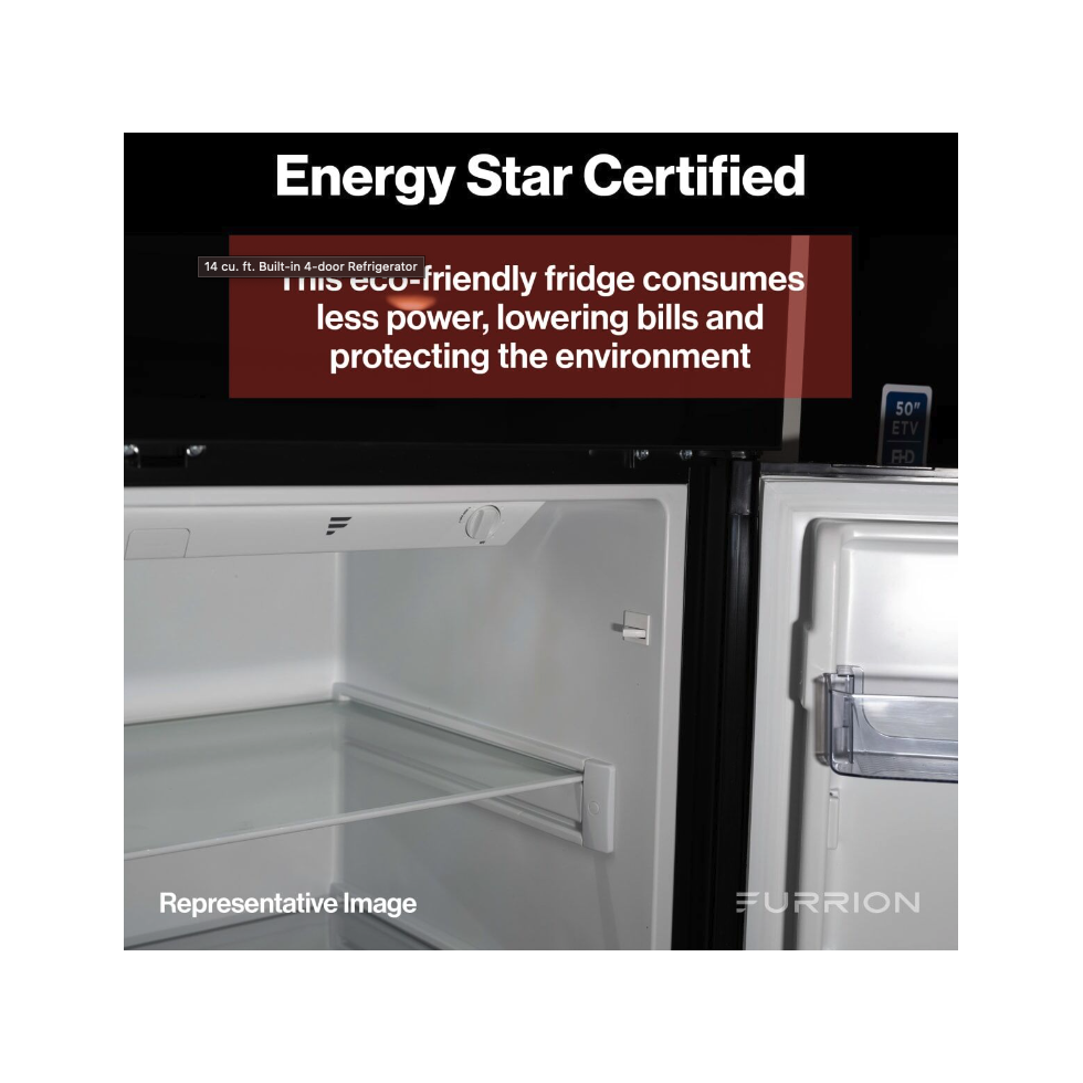 Furrion Built-in 4-door Refrigerator 14 cu. ft.