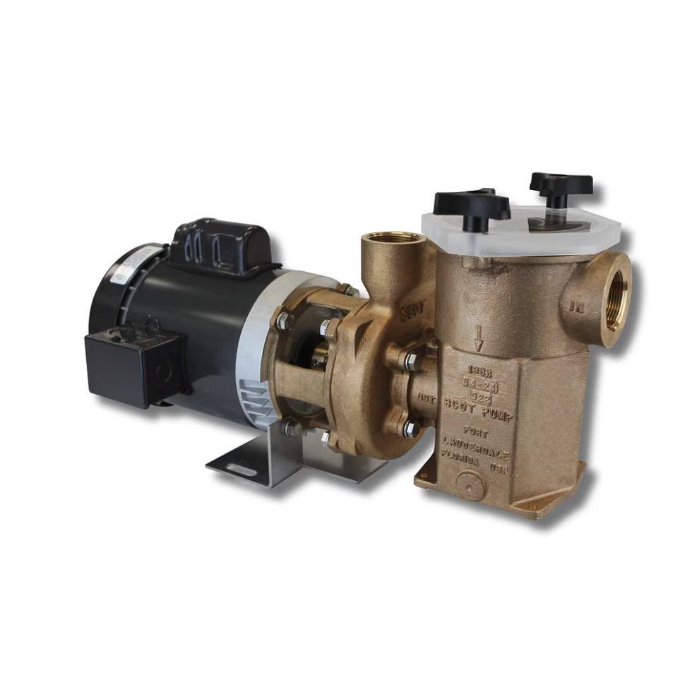 SCOT PUMP - 48377 - w/o Strainer - 50/60HZ - 3/4HP - Marine Self ...