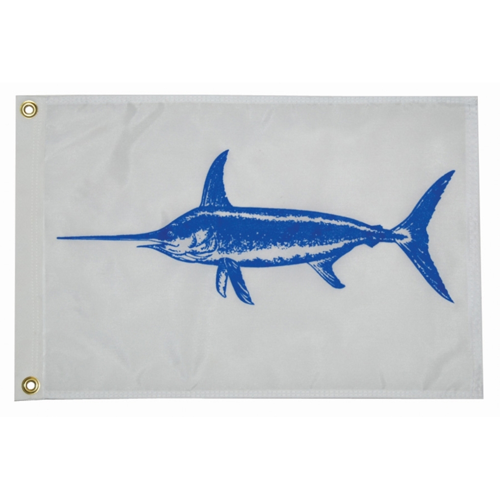 Taylor Made Swordfish Flag 12" x 18"