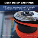 Lewmar 30ST EVO Self Tailing Alloy Winch Black