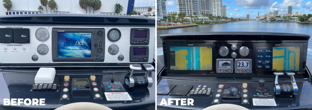 Riva 86 Marine Electronics Refit - Marine Electronics Installation