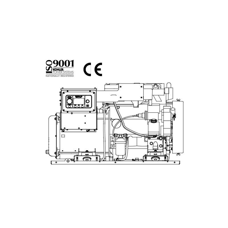 KOHLER 21EKOZD - 21kW Marine Generator, Diesel Fueled