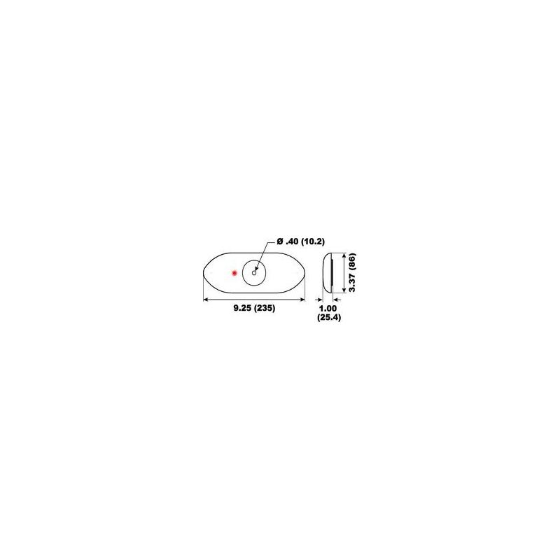 H404A Pacemaker Hull Anode (Replaces Z-404, A-90) | Aluminum Anodes