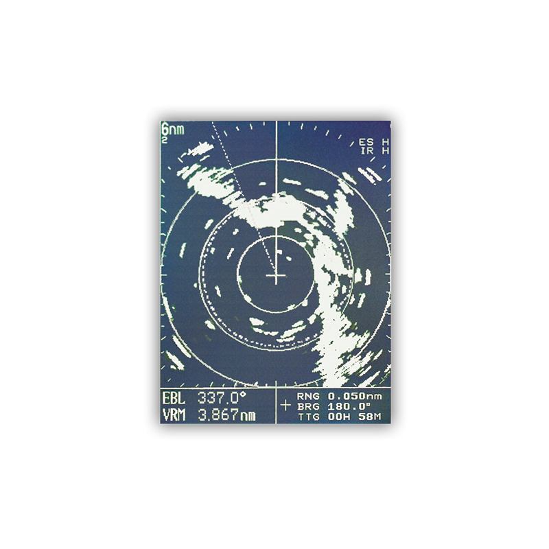 Radar mono de 6", 16nm-2.2kW-Domo de 15"-20M