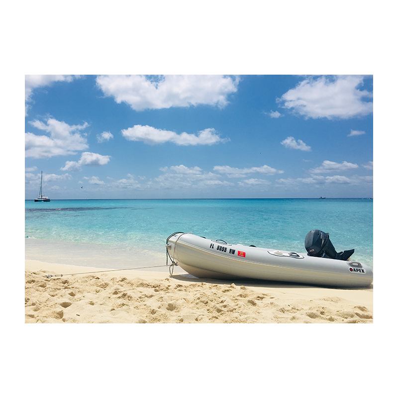 Apex A-12 Open Rib - 12 ft Dinghy, 20 HP, Bow Locker, Fiberglass
