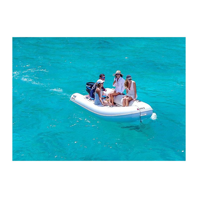 Apex A-12 Open Rib - 12 ft Dinghy, 20 HP, Bow Locker, Fiberglass