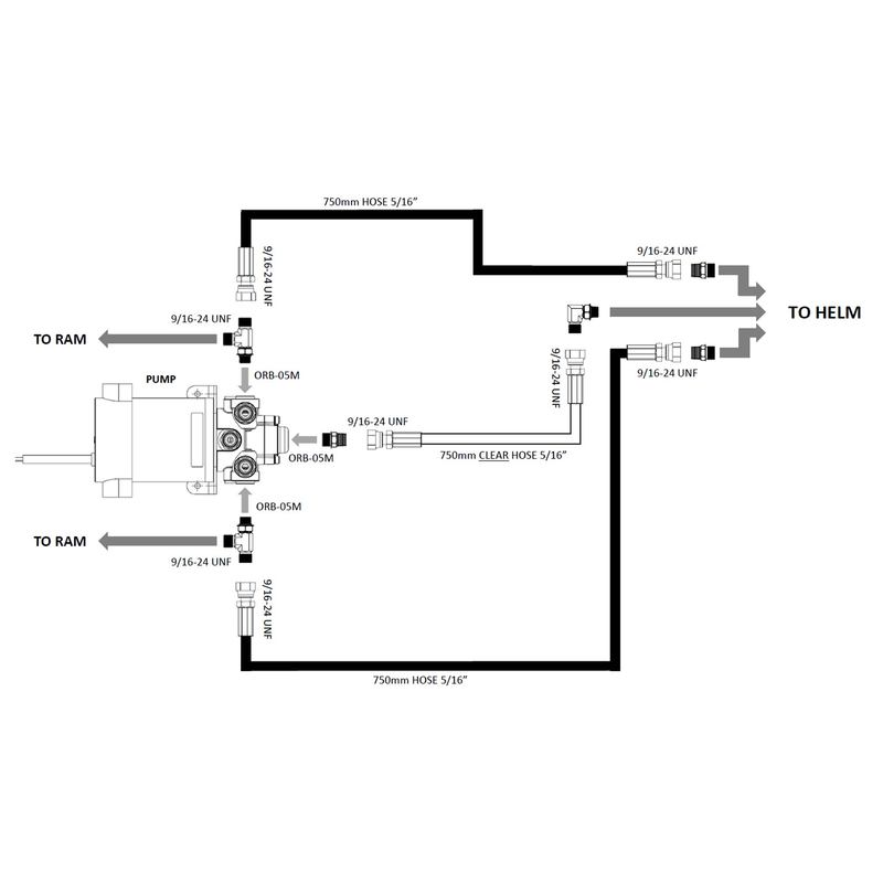 Navico Pump-2 MK2 Hydraulic Autopilot Pump - 12V | 000-15444-002