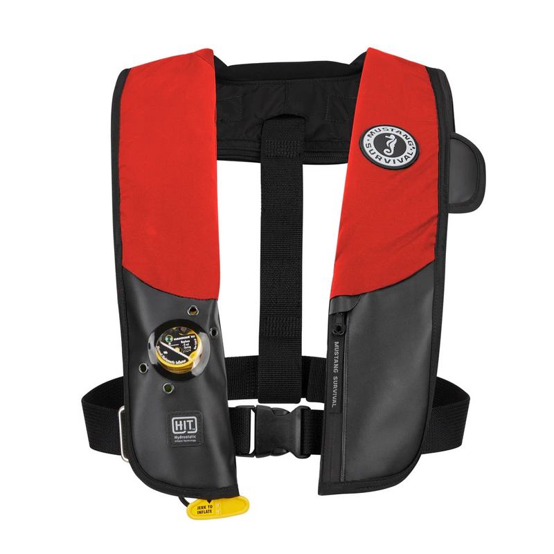 Mustang HIT Hydrostatic Inflatable PFD - Red / Black - Automatic ...