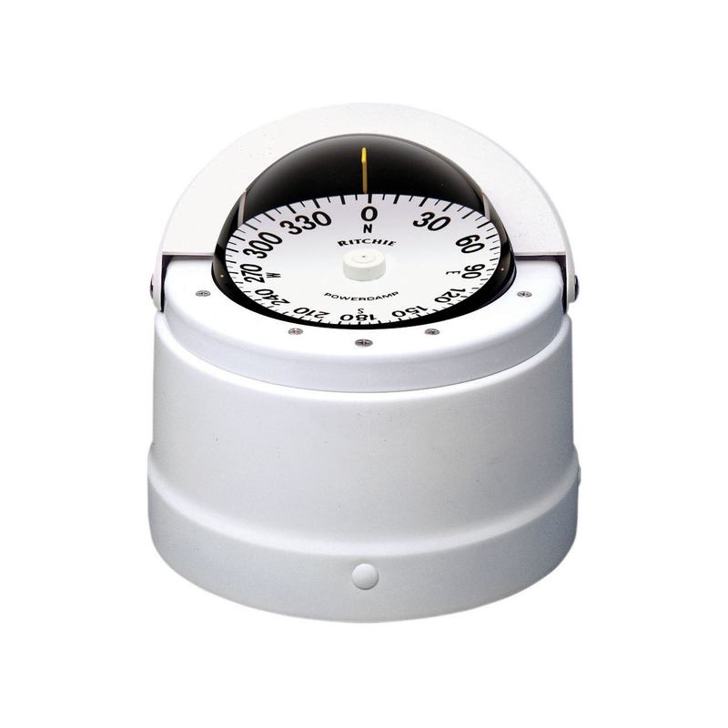 DNW-200 Ritchie Navigation Navigator Compass - Binnacle Mount - White