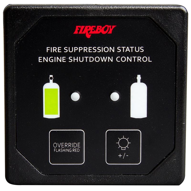 Fireboy Xintex DU-SBH-20-R Deluxe Helm Display Engine Shutdown System