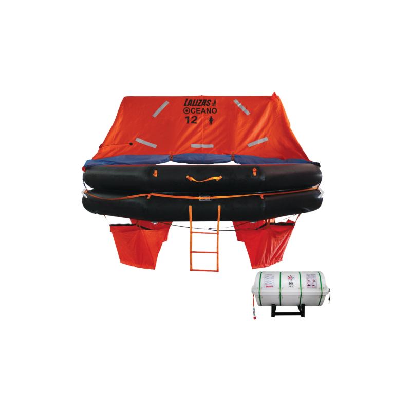 Revere Lalizas Life Raft Solas Oceano - 12 Person - Throw overboard ...