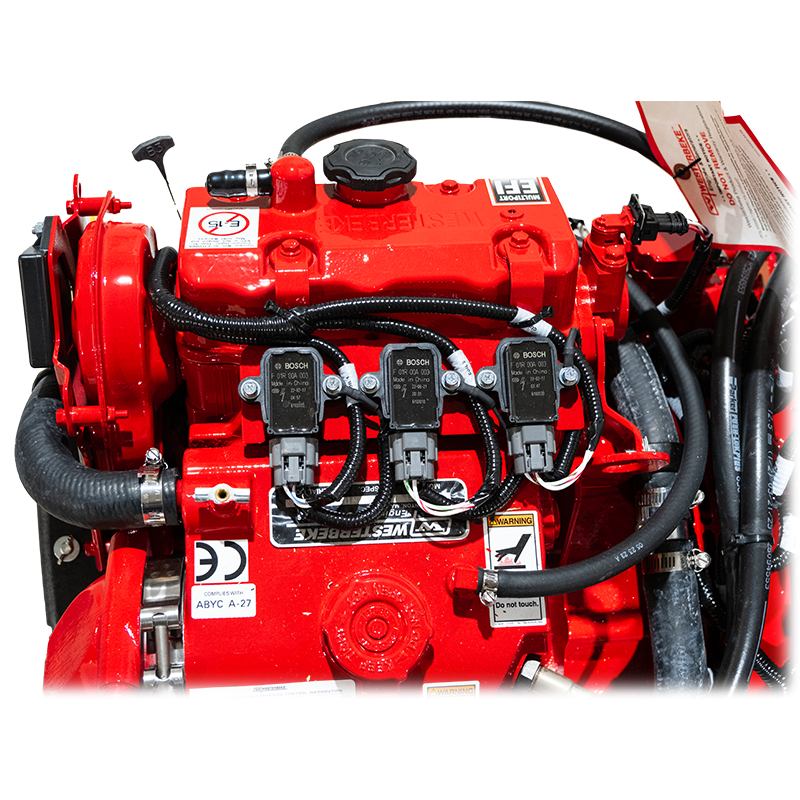 7.5 MCGB-614 Westerbeke 7.5 kW Multiport EFI - 60 Hz - 1800 RPM