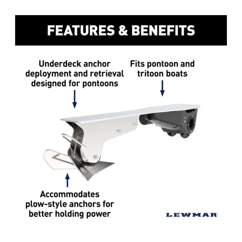 Lewmar Vent Pontoon Anchor Kit