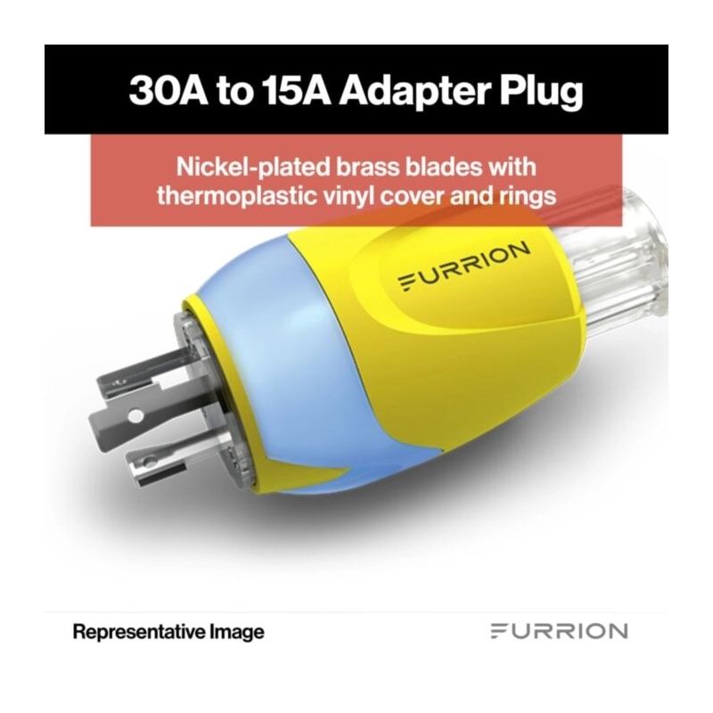 Furrion Powersmart Adapter Plug - 30A to 15A F3015AD-SS