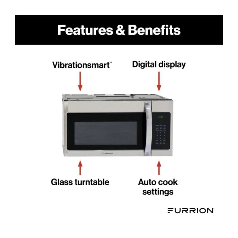 Furrion Over-The-Range Convection Marine Microwave Oven - 1.5 cu. ft.