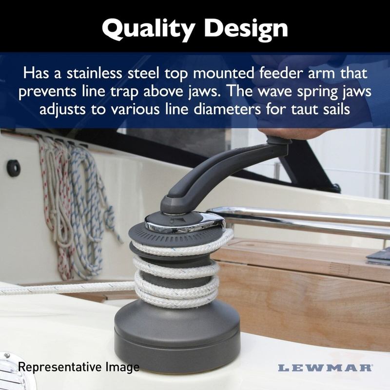 Lewmar 65ST EVO Self Tailing Alloy Winch Grey