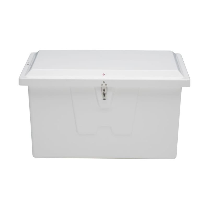 Taylor Made Stow N’ Go Deep Fiberglass Dock Box, Small (27"H X 46"W X ...