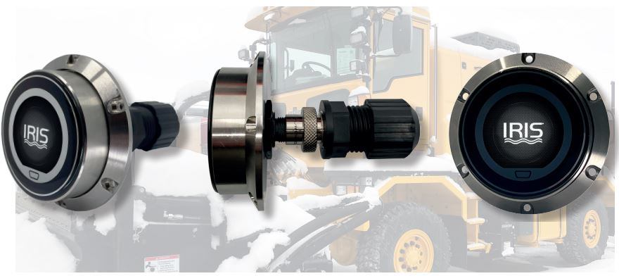IRIS-TE01 Stainless Steel Rotary Encoder with Touch Screen
